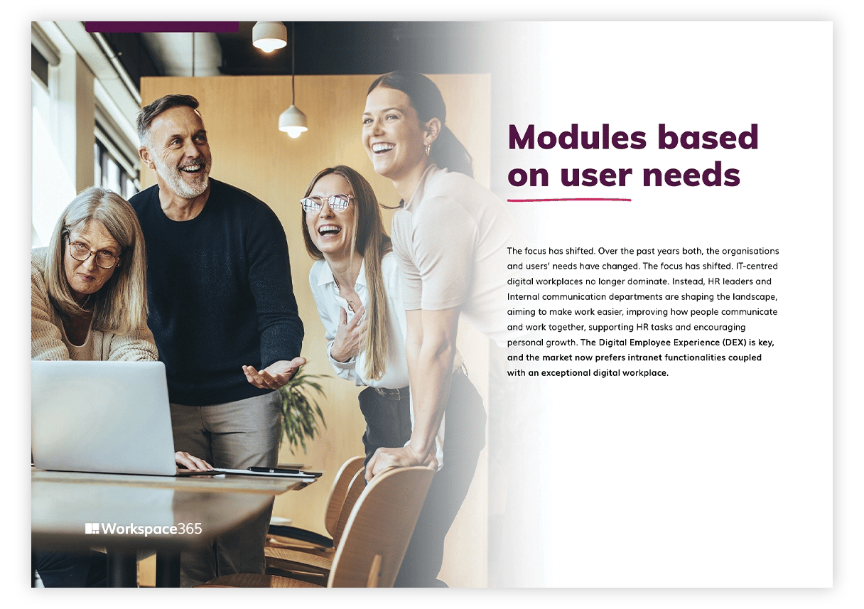 Workspace 365 | Our modules